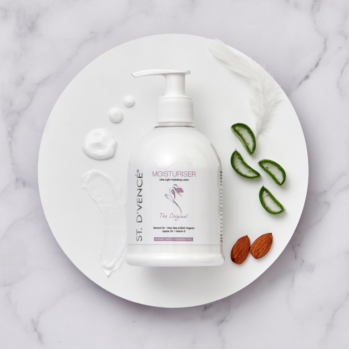 Original Body Lotion with Almond Oil & Aloe Vera, 300 ml – St. D’vencé